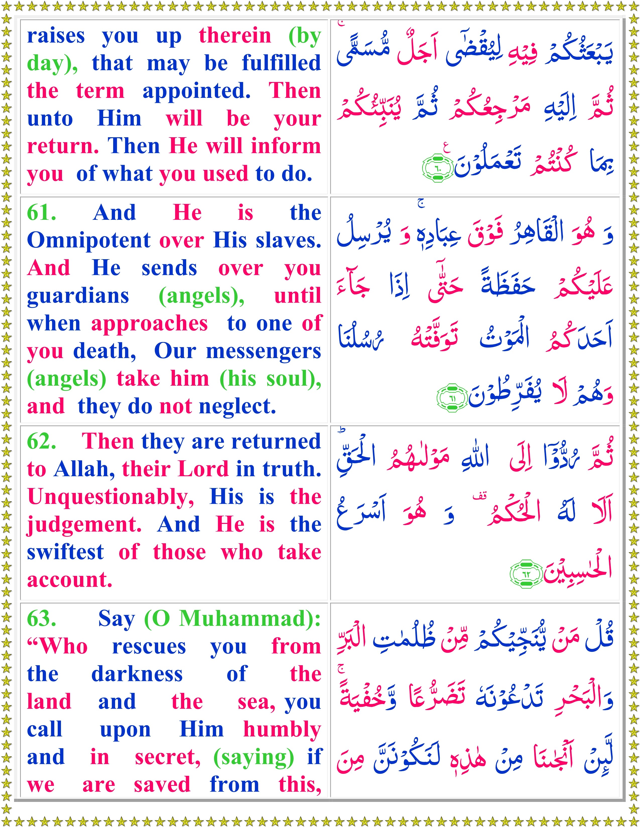 Read Surah Al Anam With English Translation - Page 2 of 6 - Quran o Sunnat