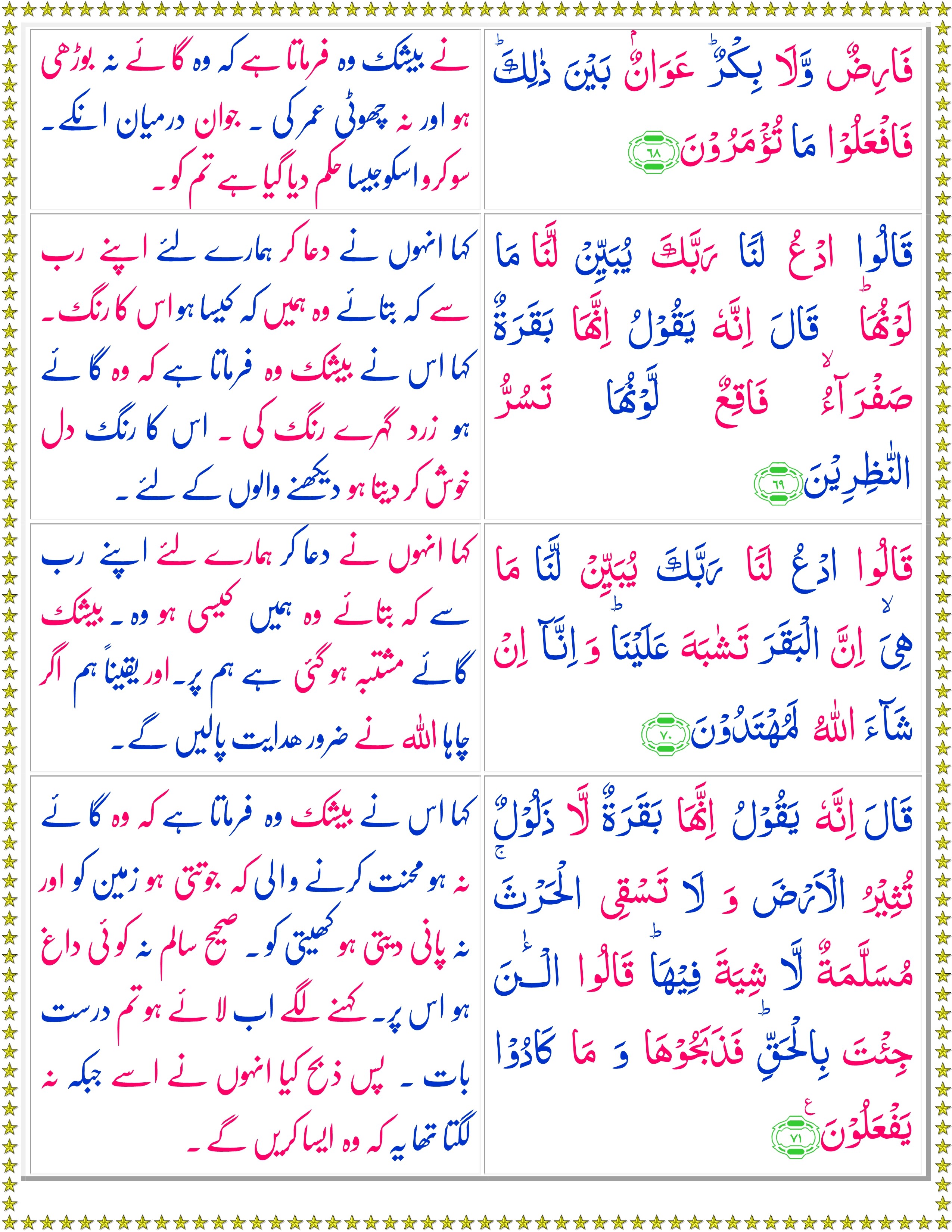 Surah Al Baqarah Urdu Page 2 Of 10 Quran O Sunnat
